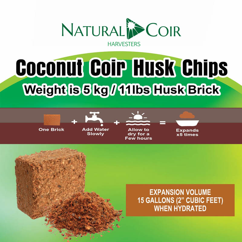 Coconut coir based products coco Bales,coco Bricks, Husk Chips