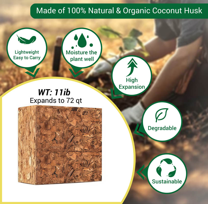 Coconut coir based products coco Bales,coco Bricks, Husk Chips